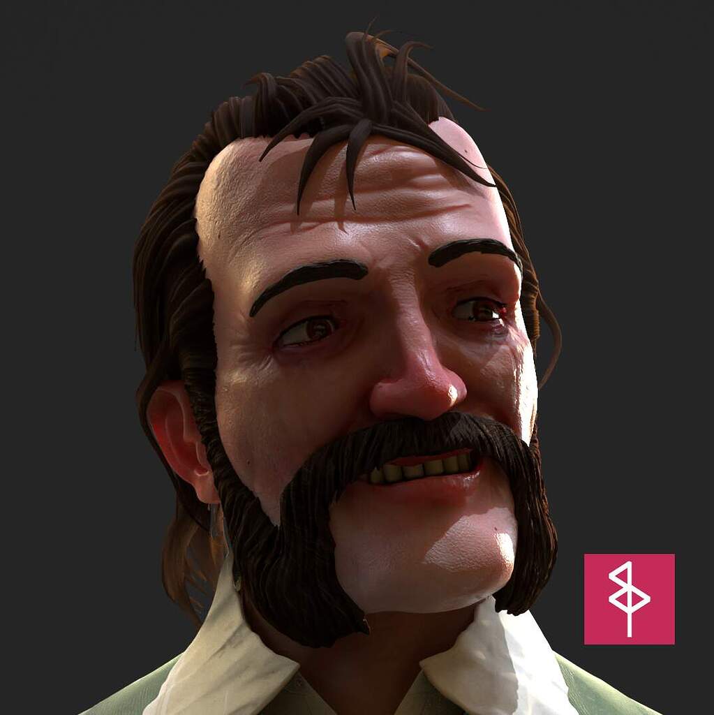 Disco Elysium: Harry - ZBrushCentral