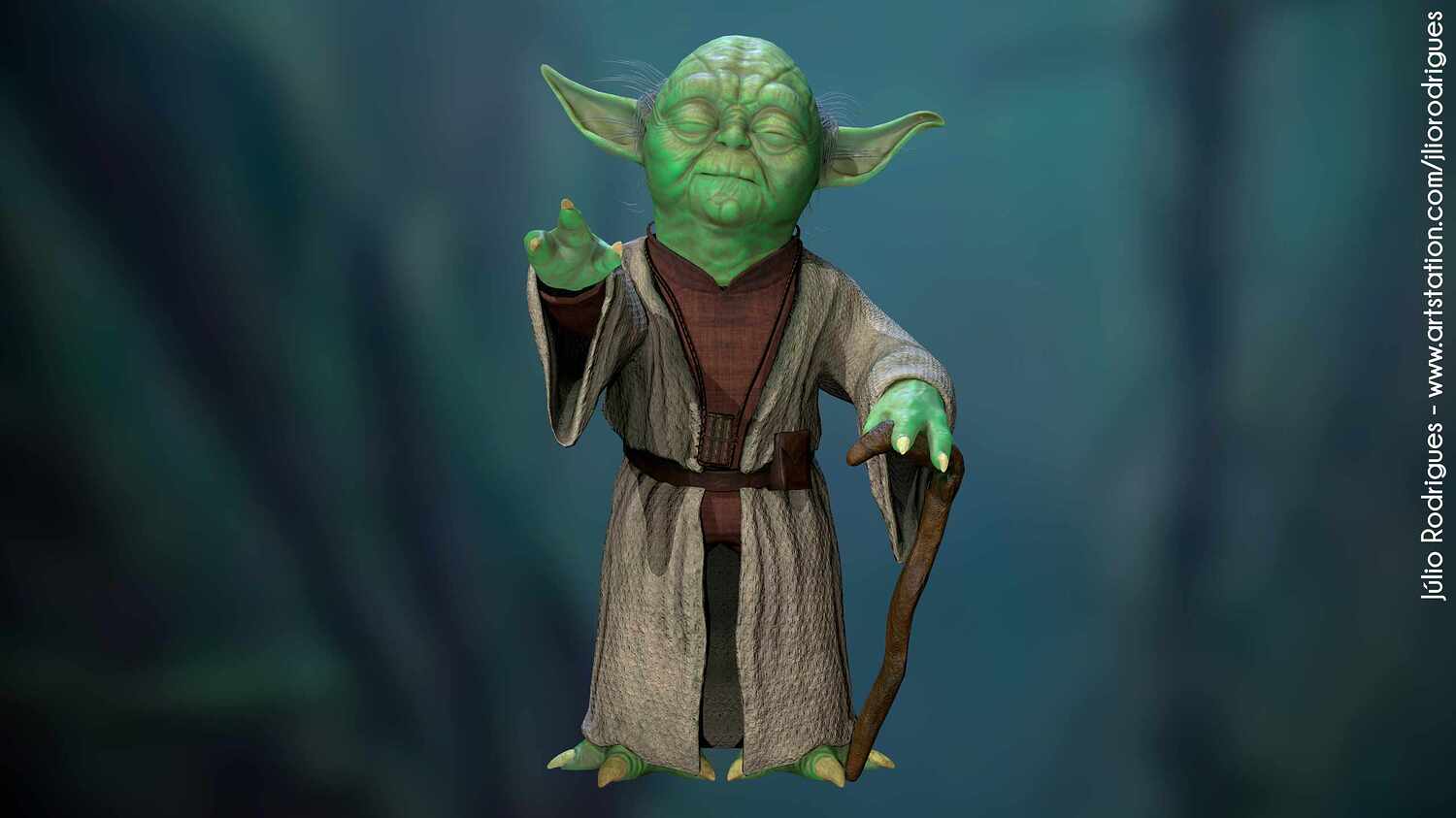 Master Yoda (ESB) - Game Ready Character - ZBrushCentral