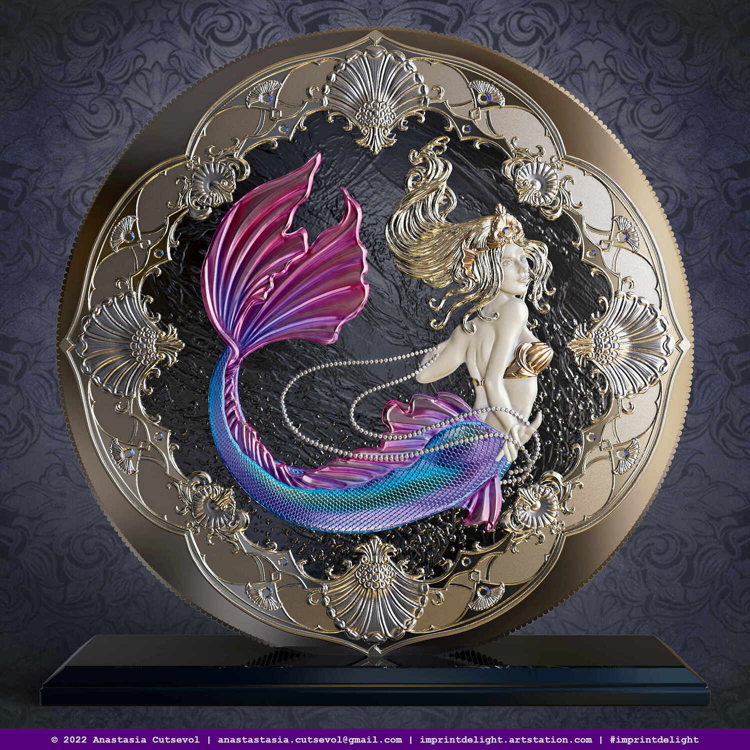 Mermaid Coin - ZBrushCentral