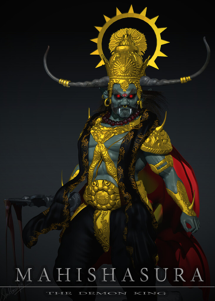 mahishasura :the demon king - ZBrushCentral