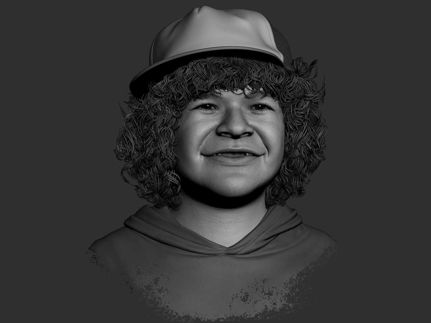Gaten Matarazzo Dustin Henderson From Stranger Things Zbrushcentral