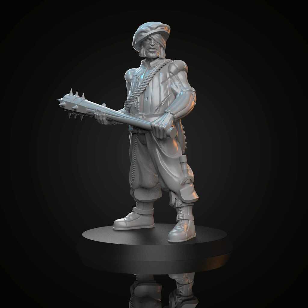 Bandit miniature - ZBrushCentral