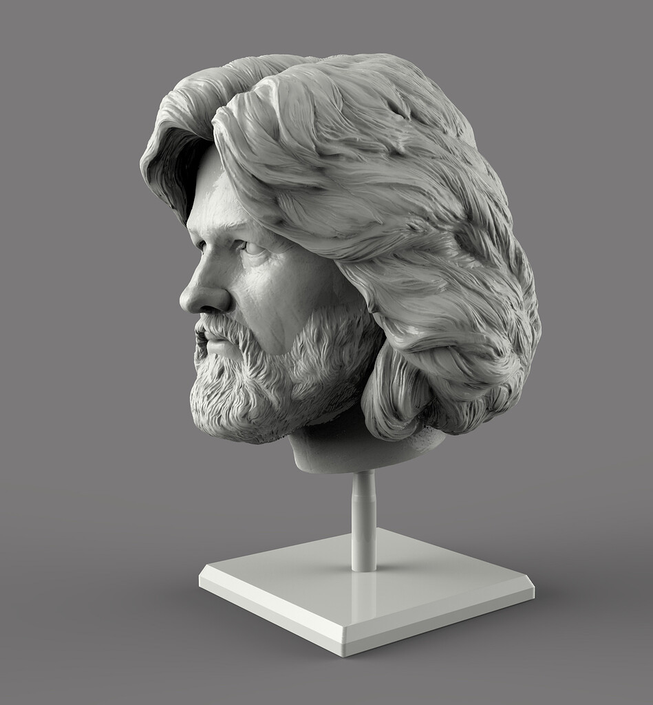 Kurt Russell in things - ZBrushCentral
