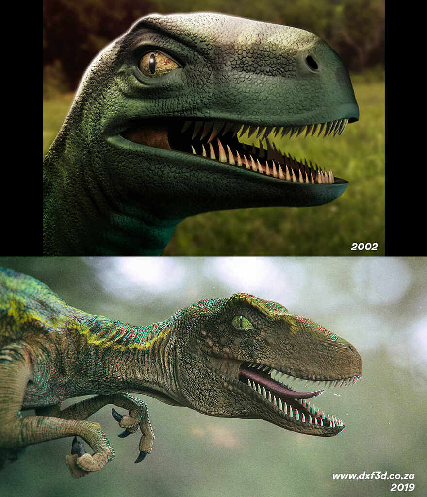 Raptor old vs new - ZBrushCentral