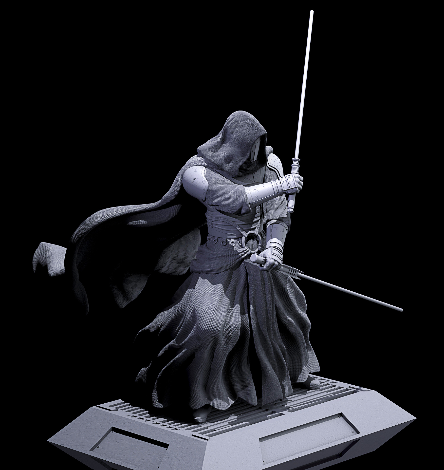 Darth Revan Statue - ZBrushCentral