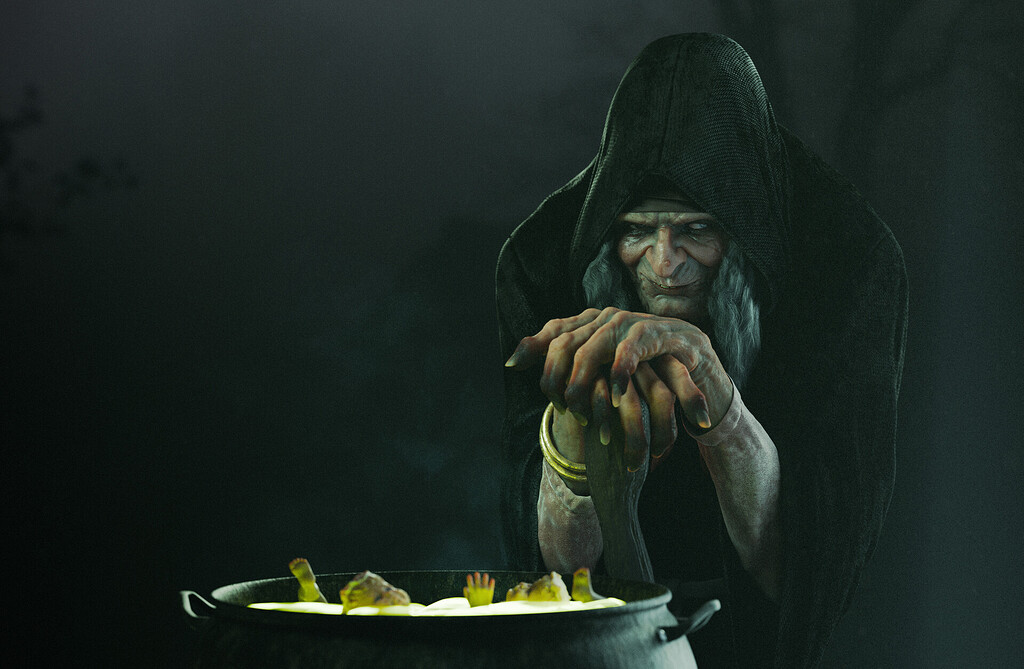 Baba Cloanta - Entry for Folklore Bestiary - ZBrushCentral