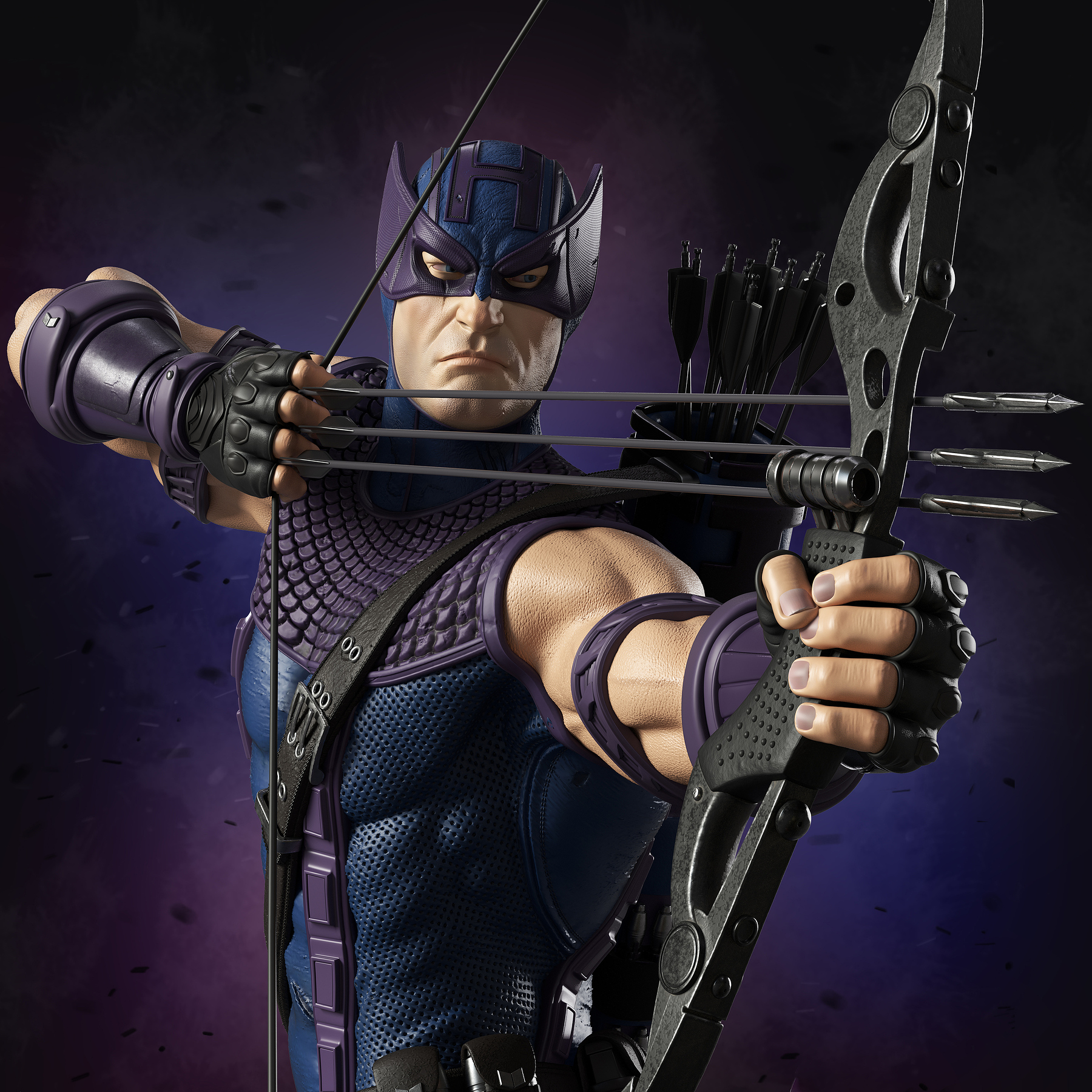 Hawkeye fanart - ZBrushCentral