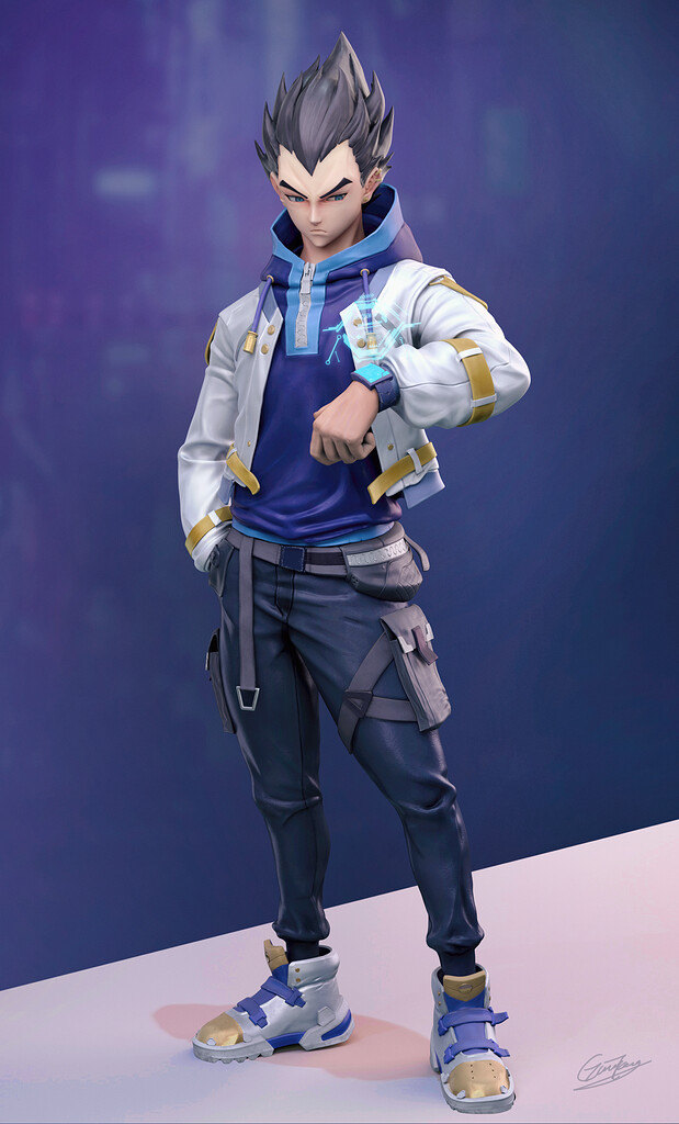 Cyberpunk Vegeta - ZBrushCentral