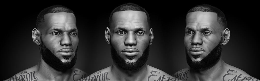 Lebron James portrait - ZBrushCentral
