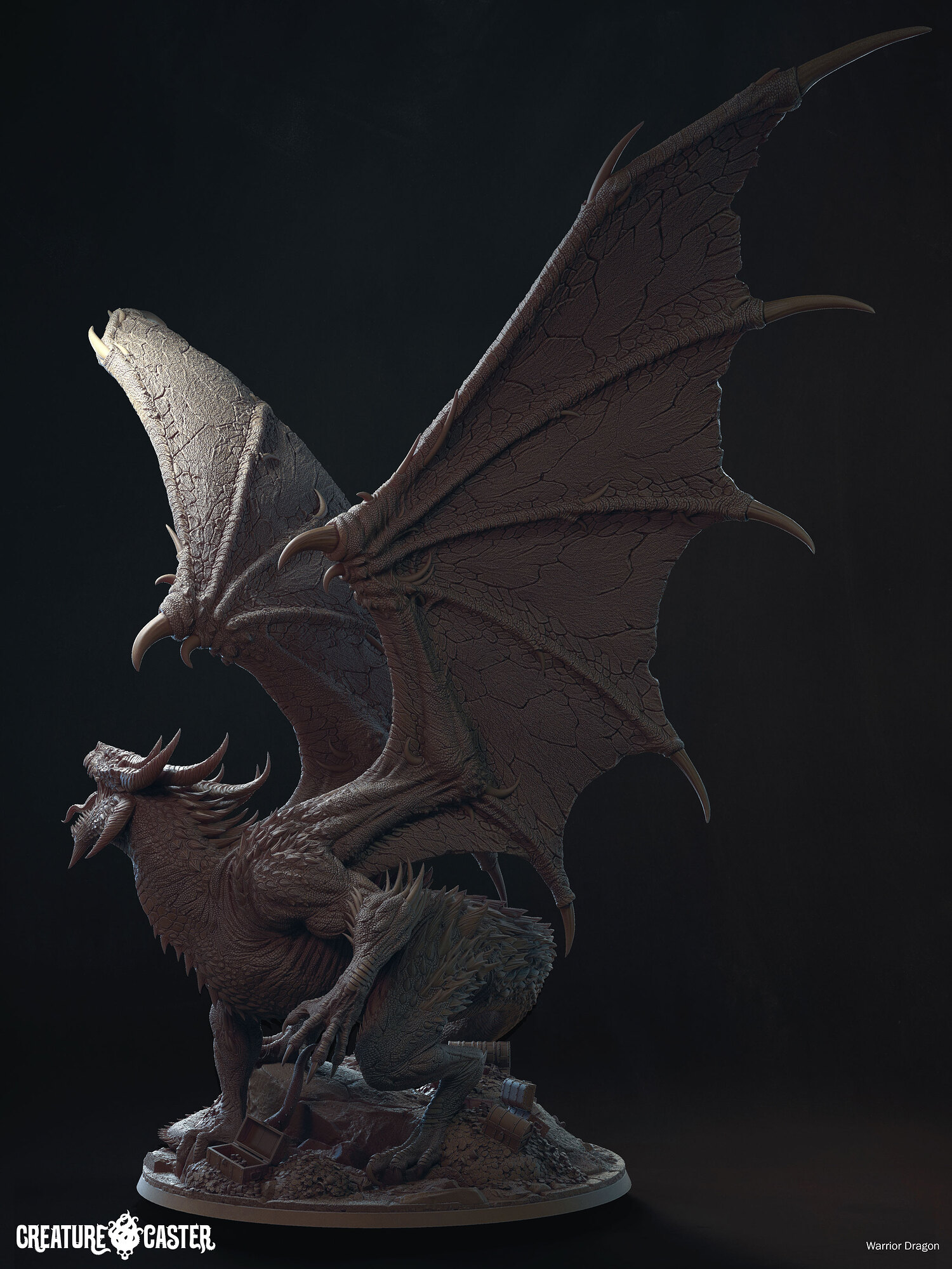 Warrior Dragon (Creature Caster) Miniature - ZBrushCentral