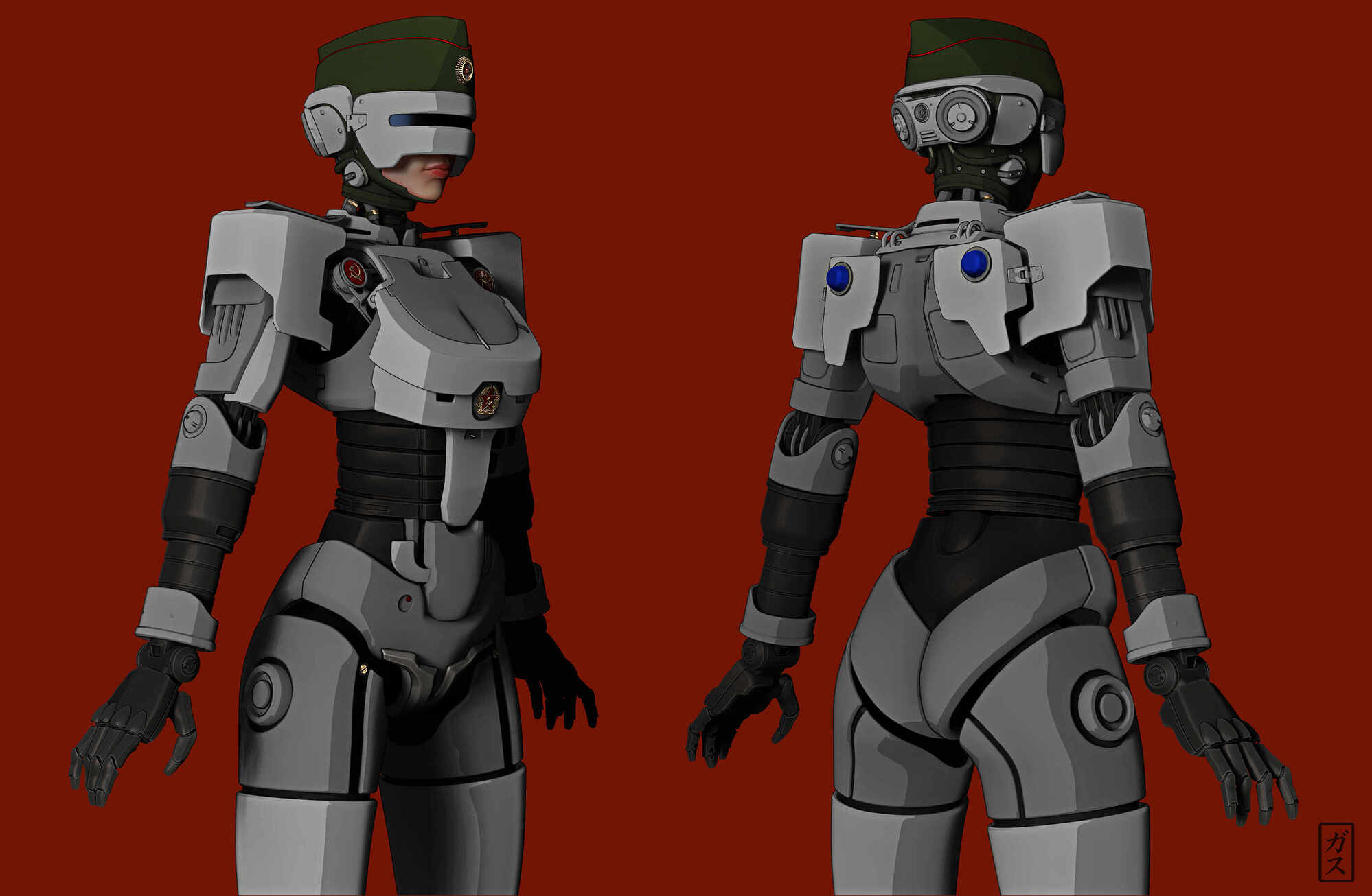 Soviet Robocop Girl - ZBrushCentral