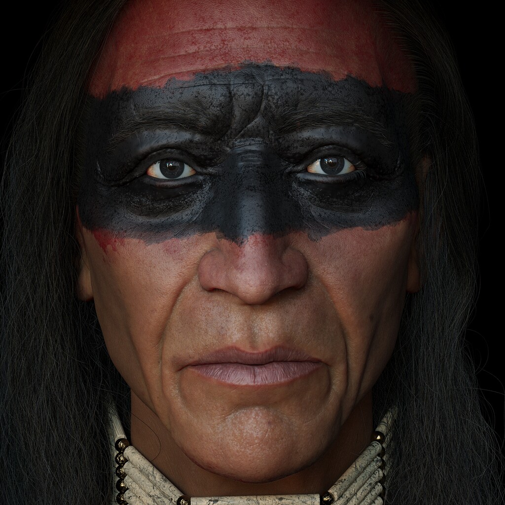 Native American Red Skin - ZBrushCentral