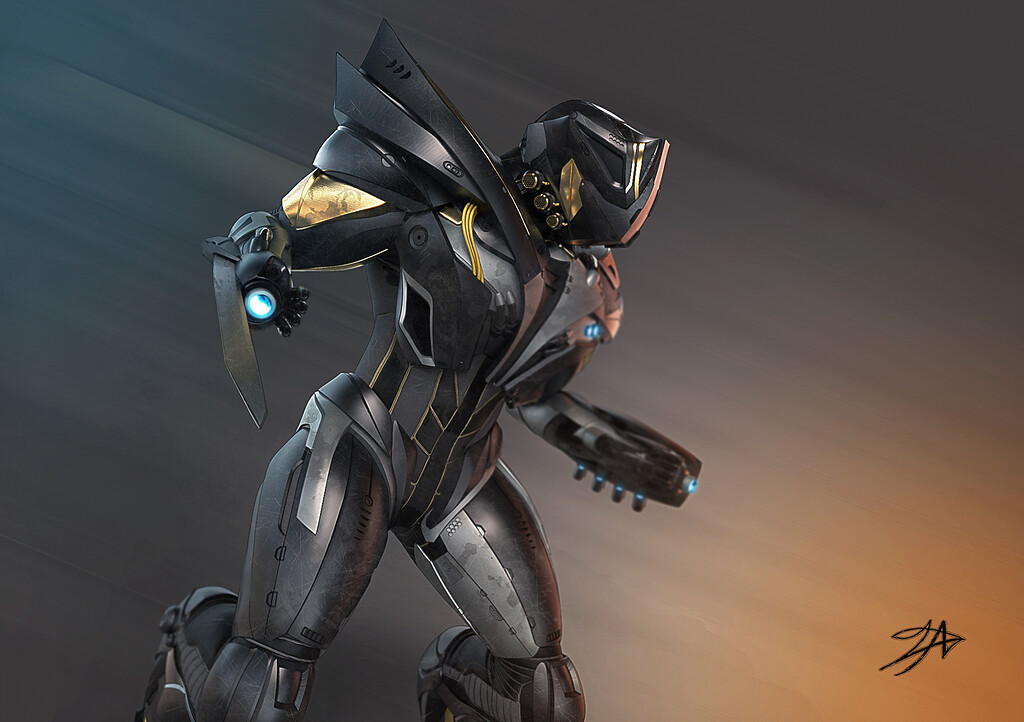 Cyborg Warrior - ZBrushCentral