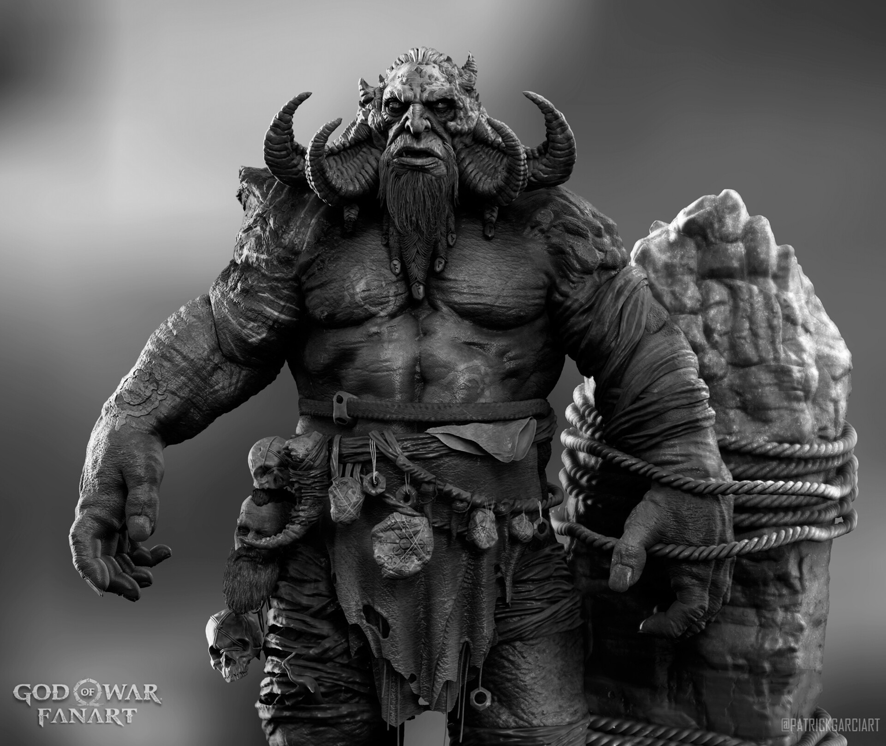 God of War - Fire Troll Fanart - ZBrushCentral
