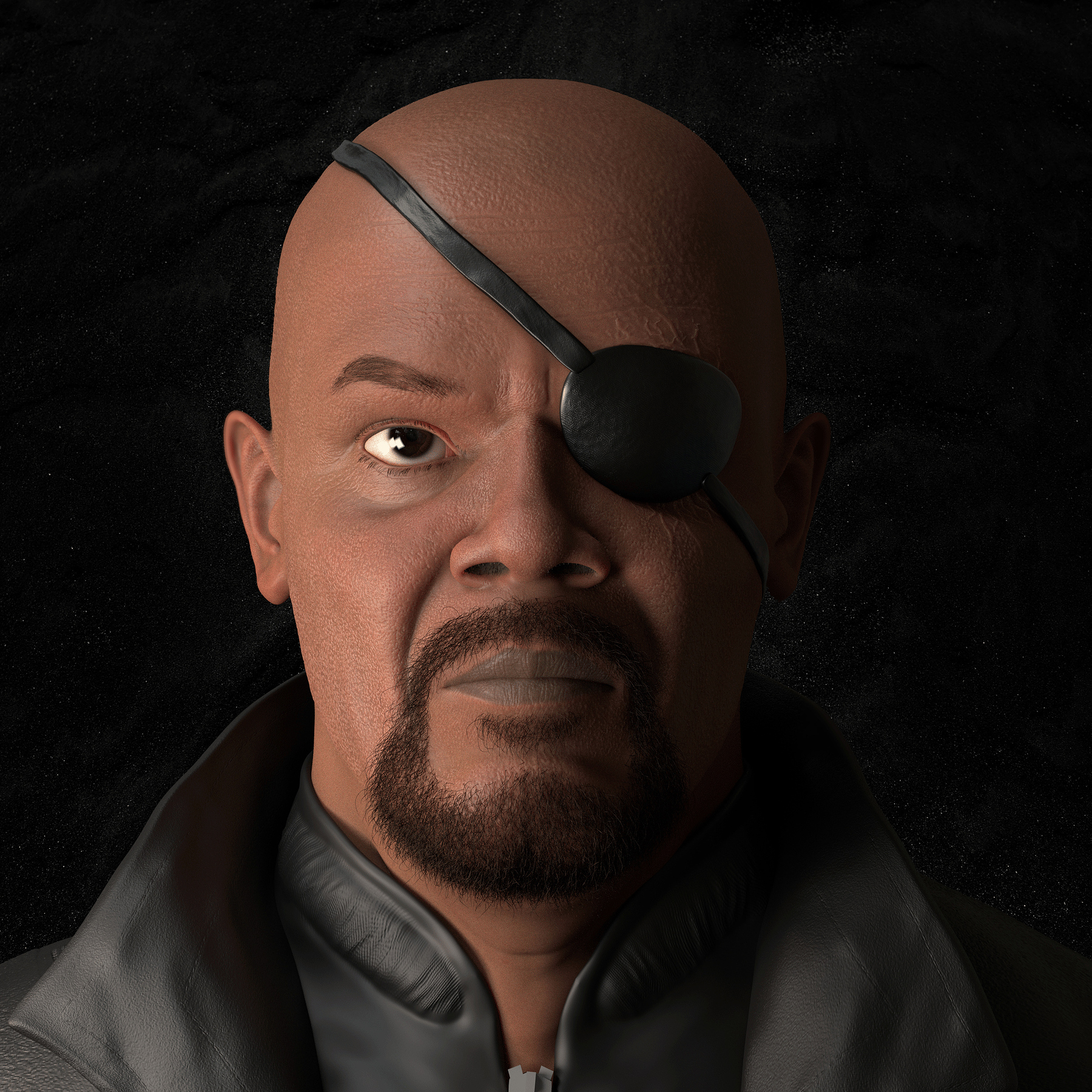 Nick Fury 3D Model - ZBrushCentral