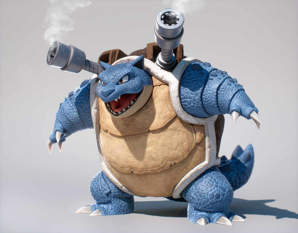 Blastoise - ZBrushCentral