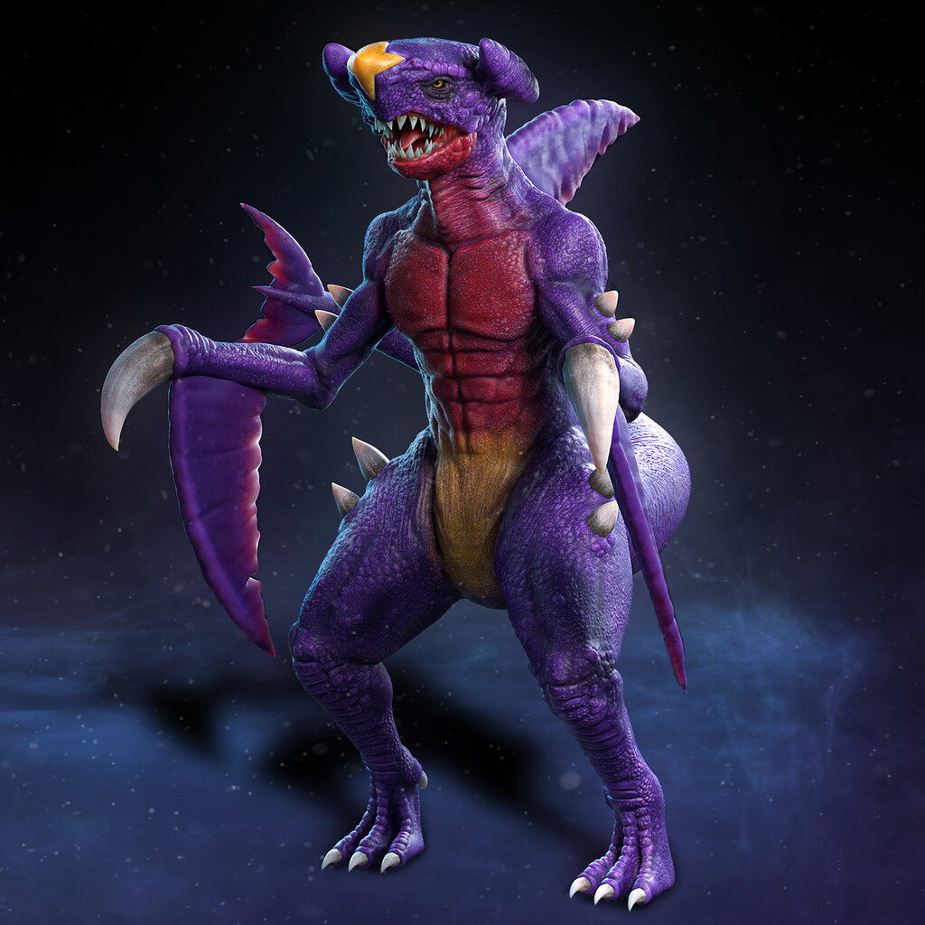 Garchomp - ZBrushCentral