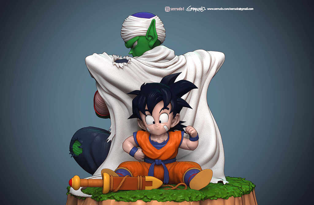Gohan & Piccolo - ZBrushCentral