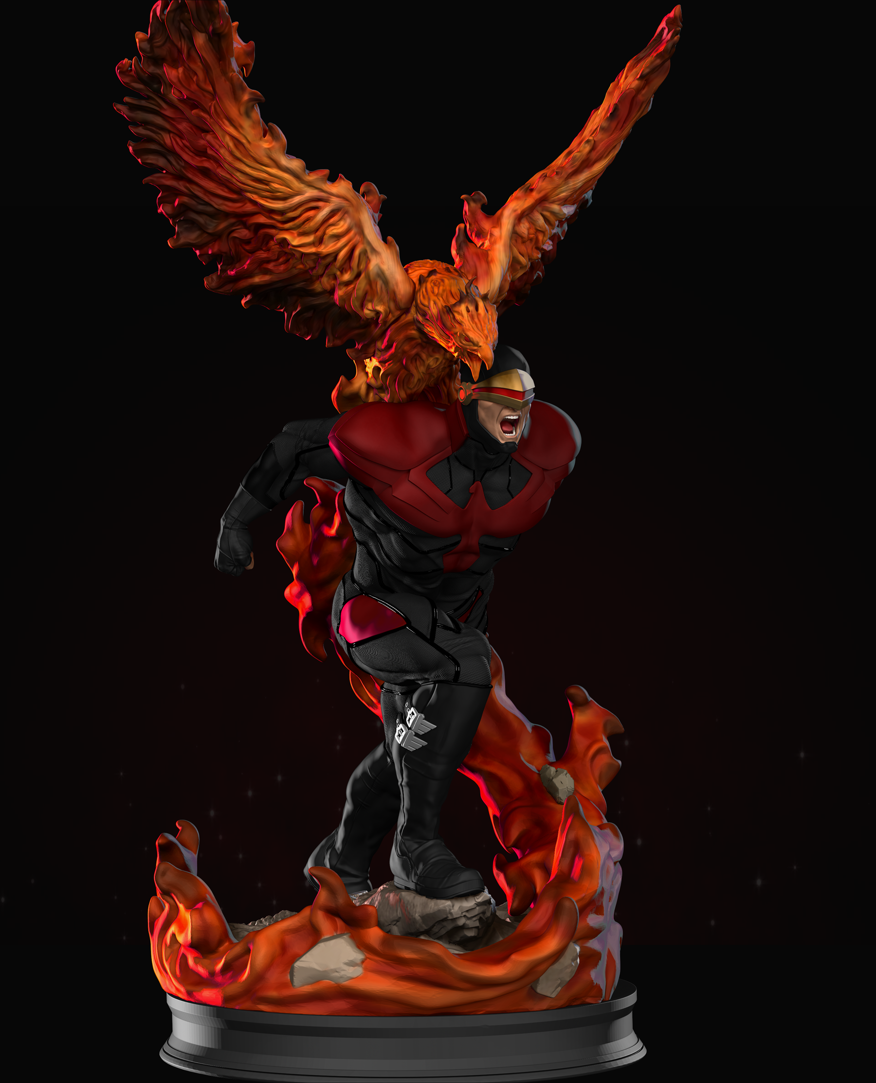 Cyclops phoenix force - ZBrushCentral