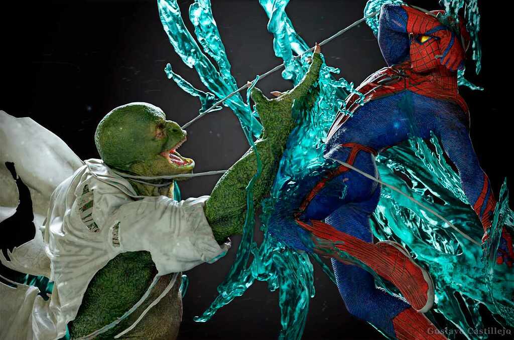 Spider Man Lizard Costume