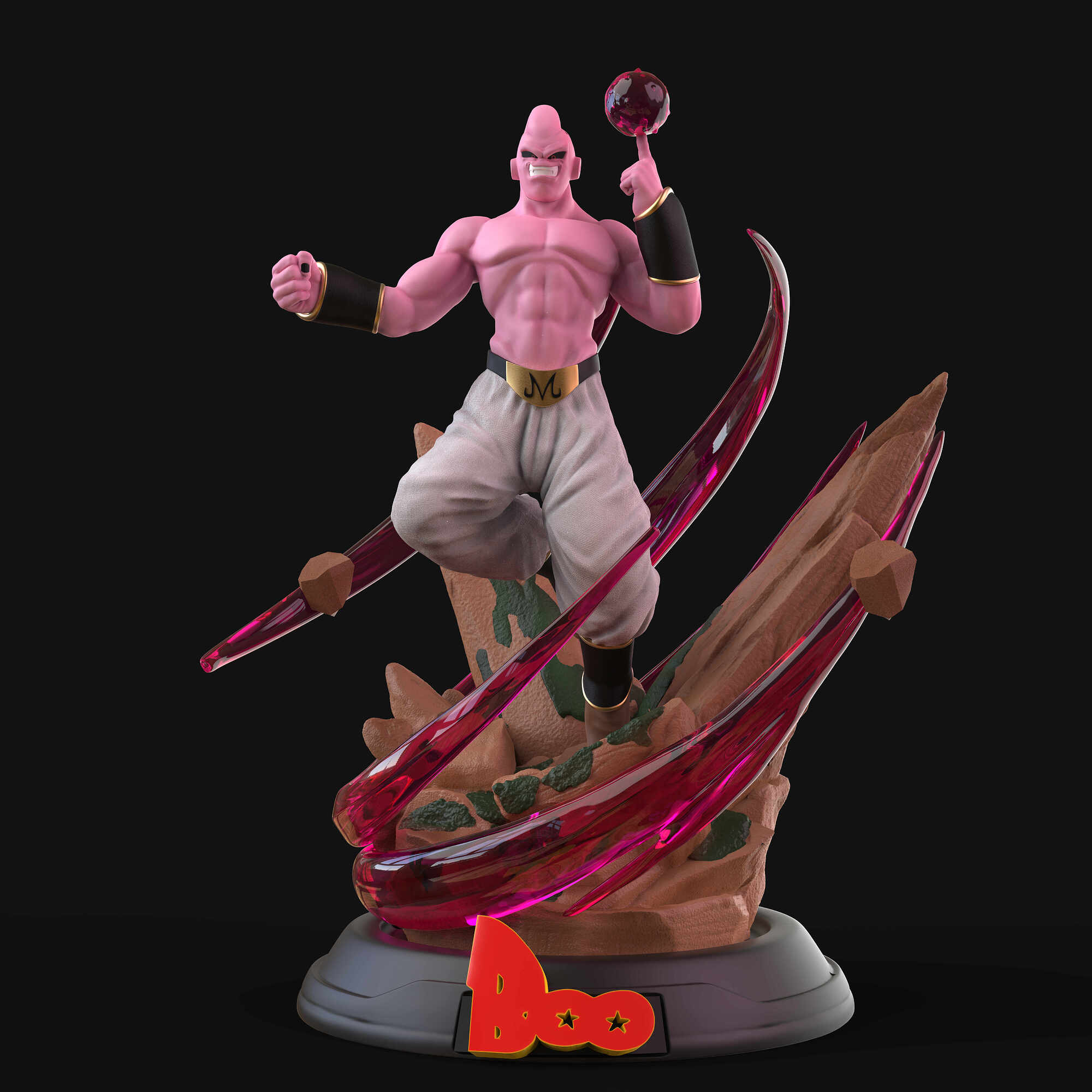 Majin Boo - 1:6 Figure fan art private commission - ZBrushCentral