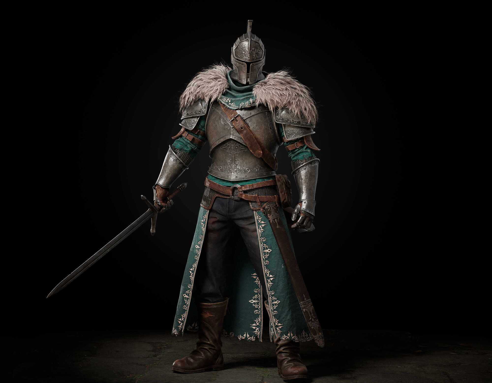 Dark Souls II - Faraam Knight - ZBrushCentral
