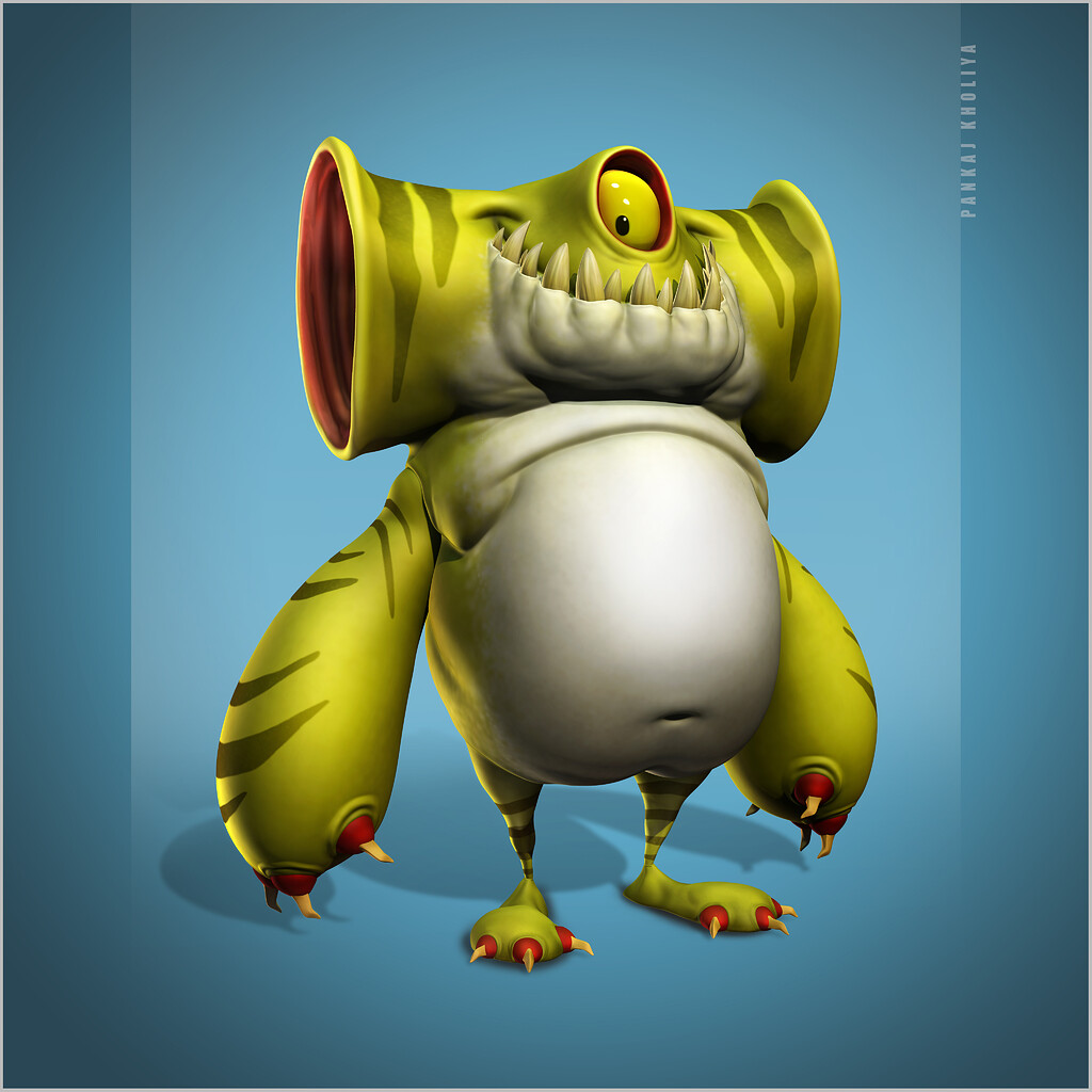 Creature Box Monster - ZBrushCentral