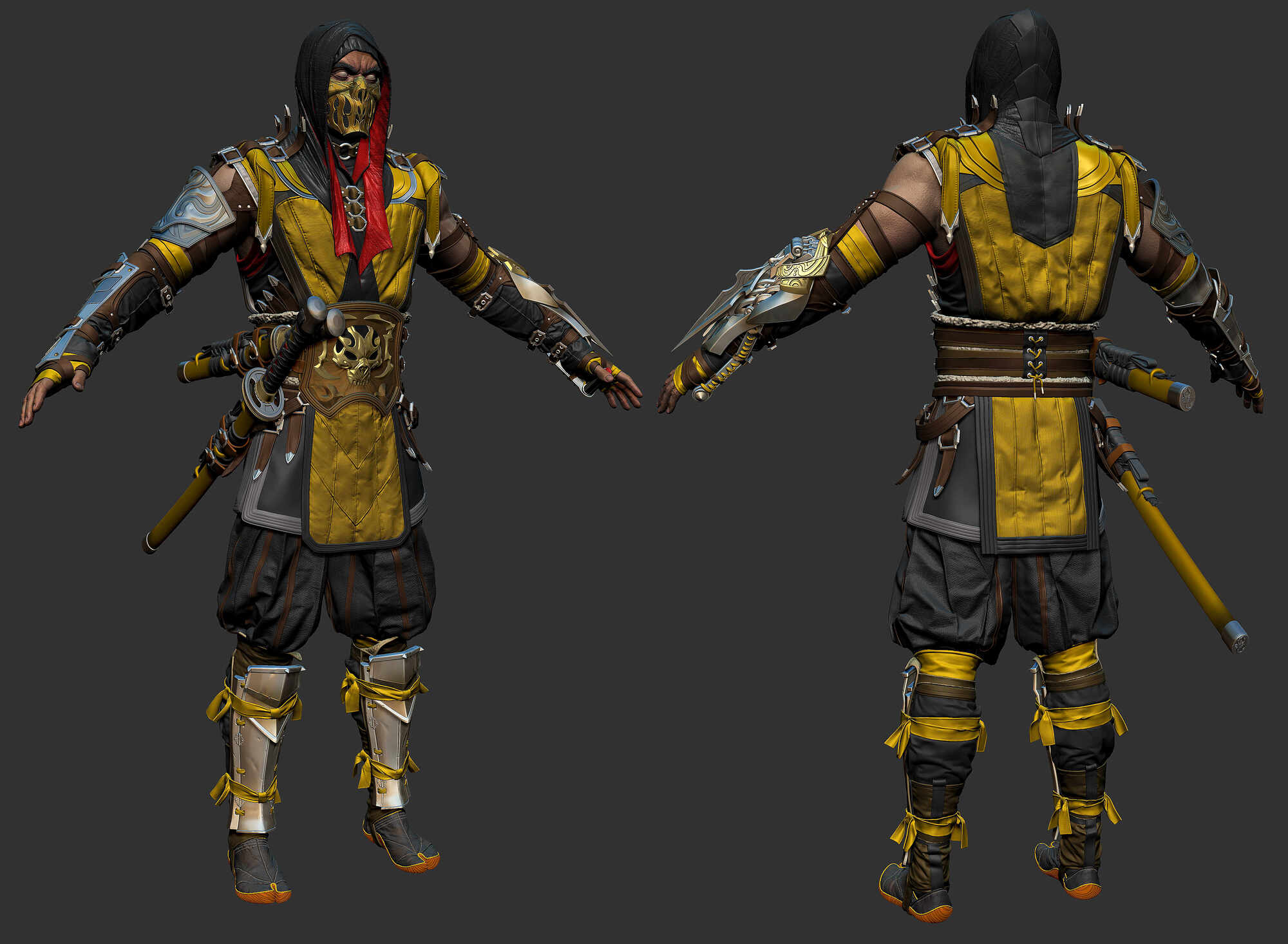 Mortal Kombat Scorpion Fanart - #3 by Tpan_Rai - ZBrushCentral