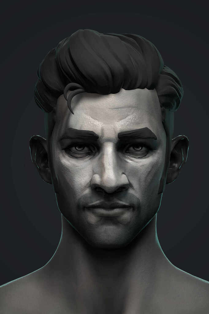 Man head - ZBrushCentral