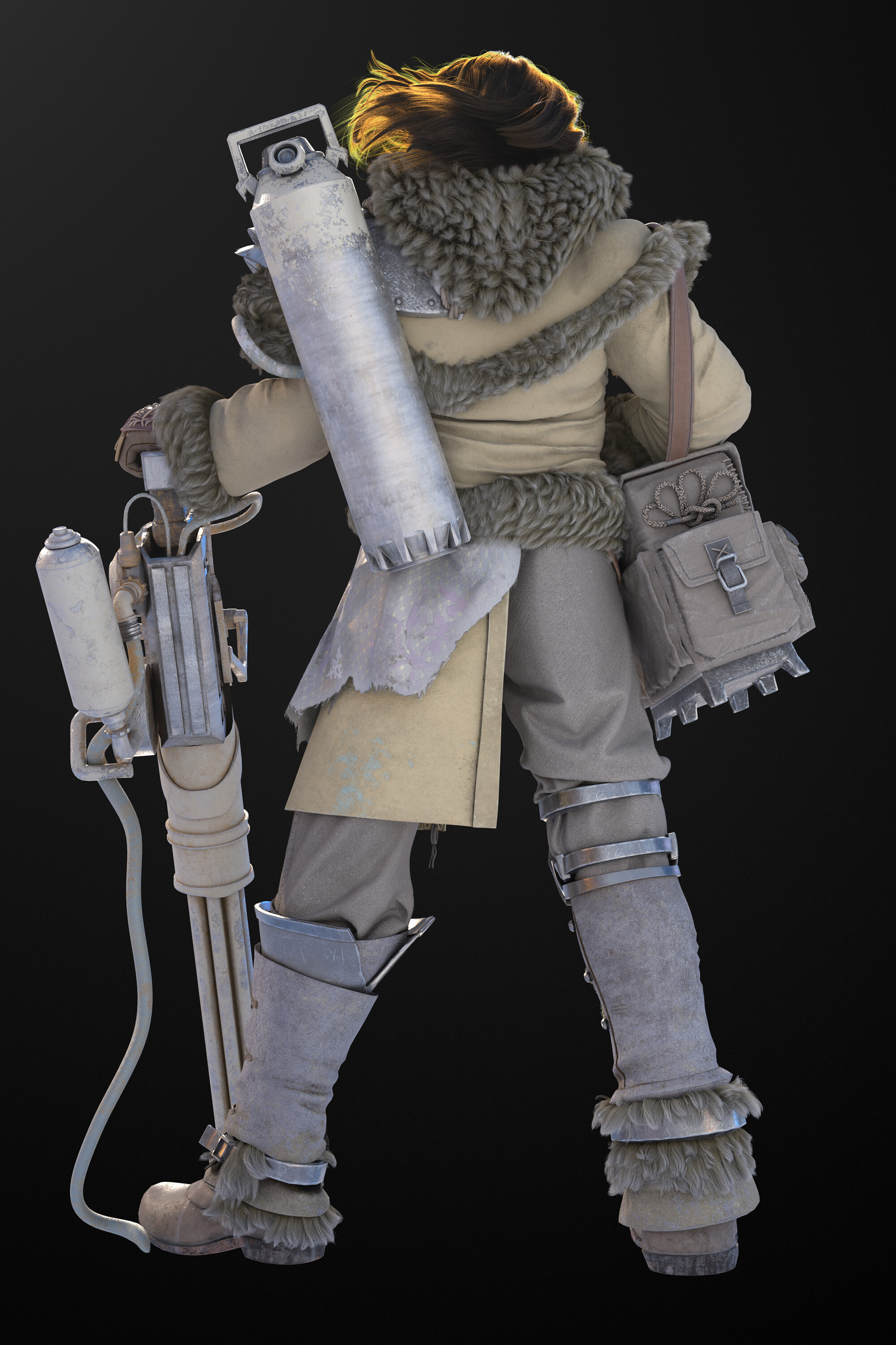 Artic Highland Woman Warrior - ZBrushCentral