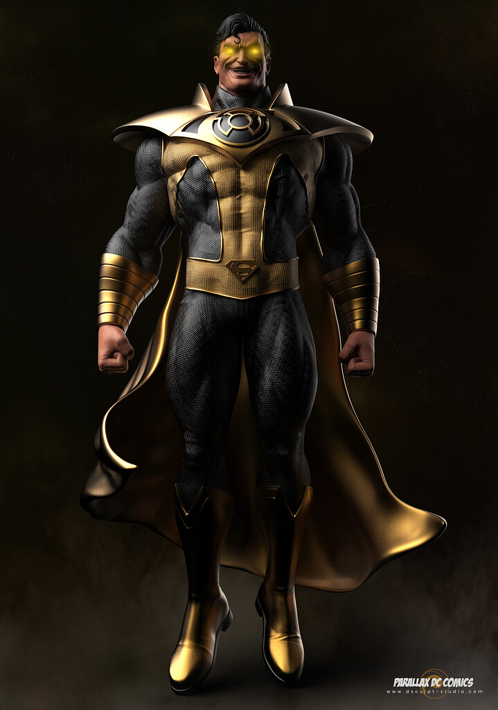 PARALLAX DC COMICS FANART - ZBrushCentral