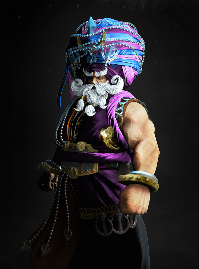 Sikh Warrior - ZBrushCentral