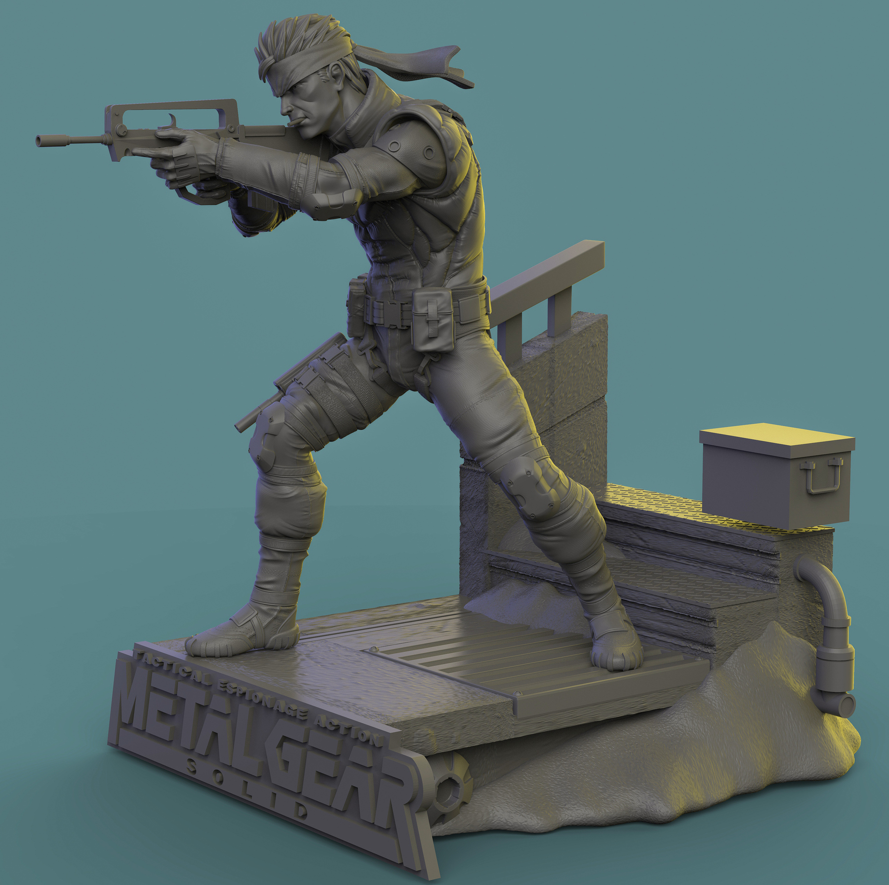 Solid Snake (MGS 1) Fan Art - ZBrushCentral