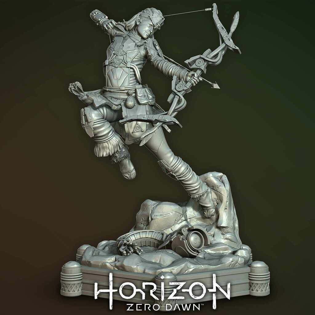 Aloy - Shield Weaver - ZBrushCentral