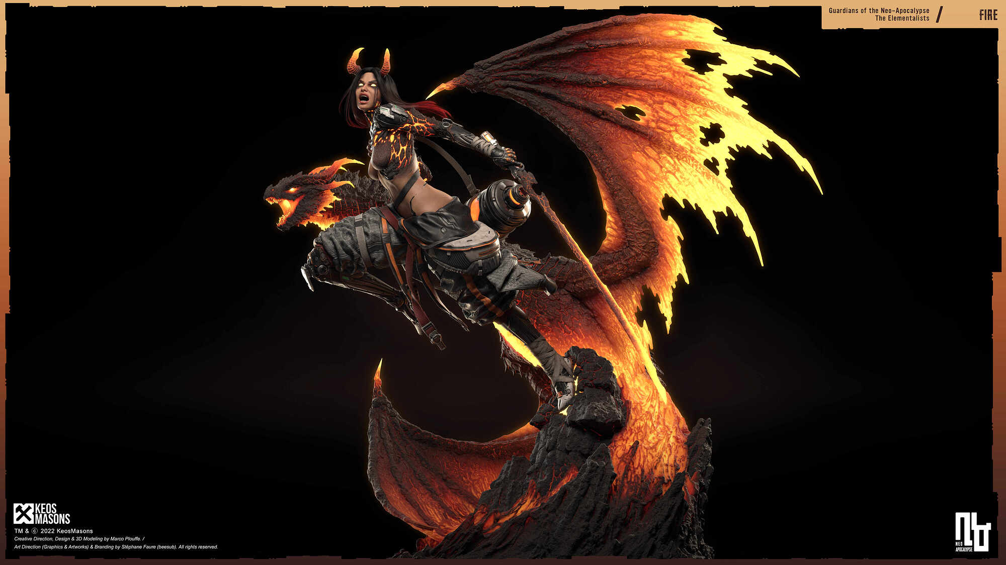 FIRE - The Elementalists - Neo-Apocalypse (Redesign) - ZBrushCentral