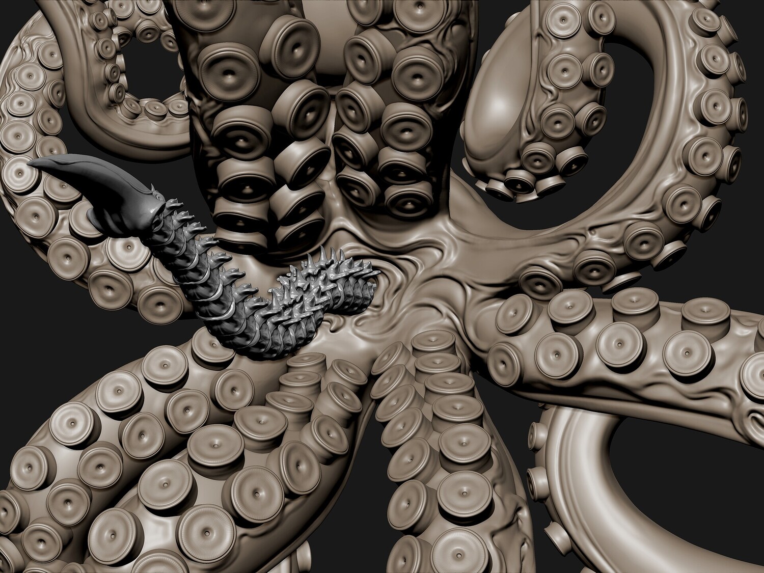 Alien Octopus - ZBrushCentral