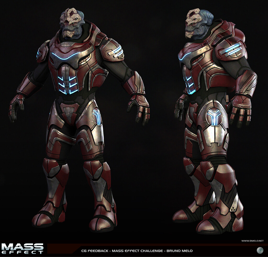 Grym - Mass Effect Challenge - ZBrushCentral