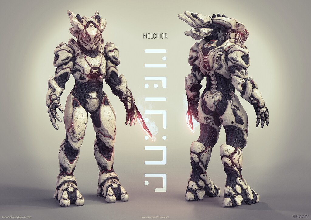 Melchior Character Concept - ZBrushCentral