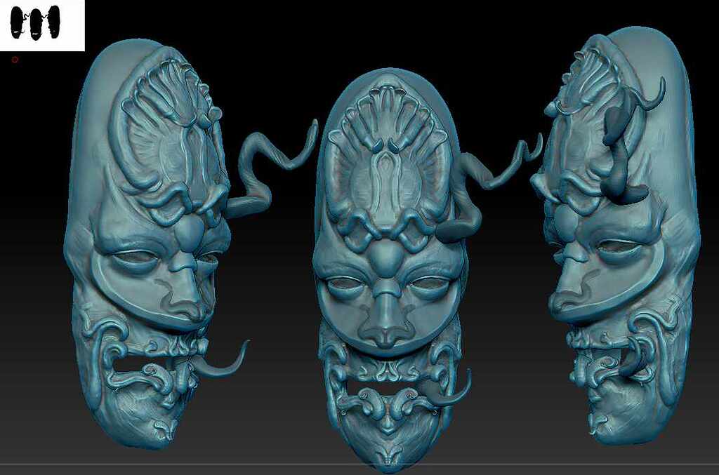 W.i.p MASK 3 replace lost mask 2 - ZBrushCentral