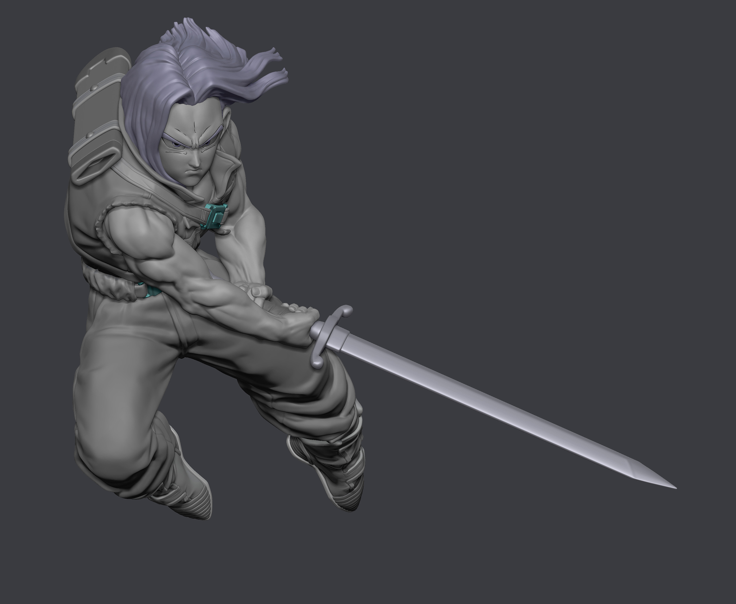 Trunks - Dragon Ball Z - FanArt - ZBrushCentral