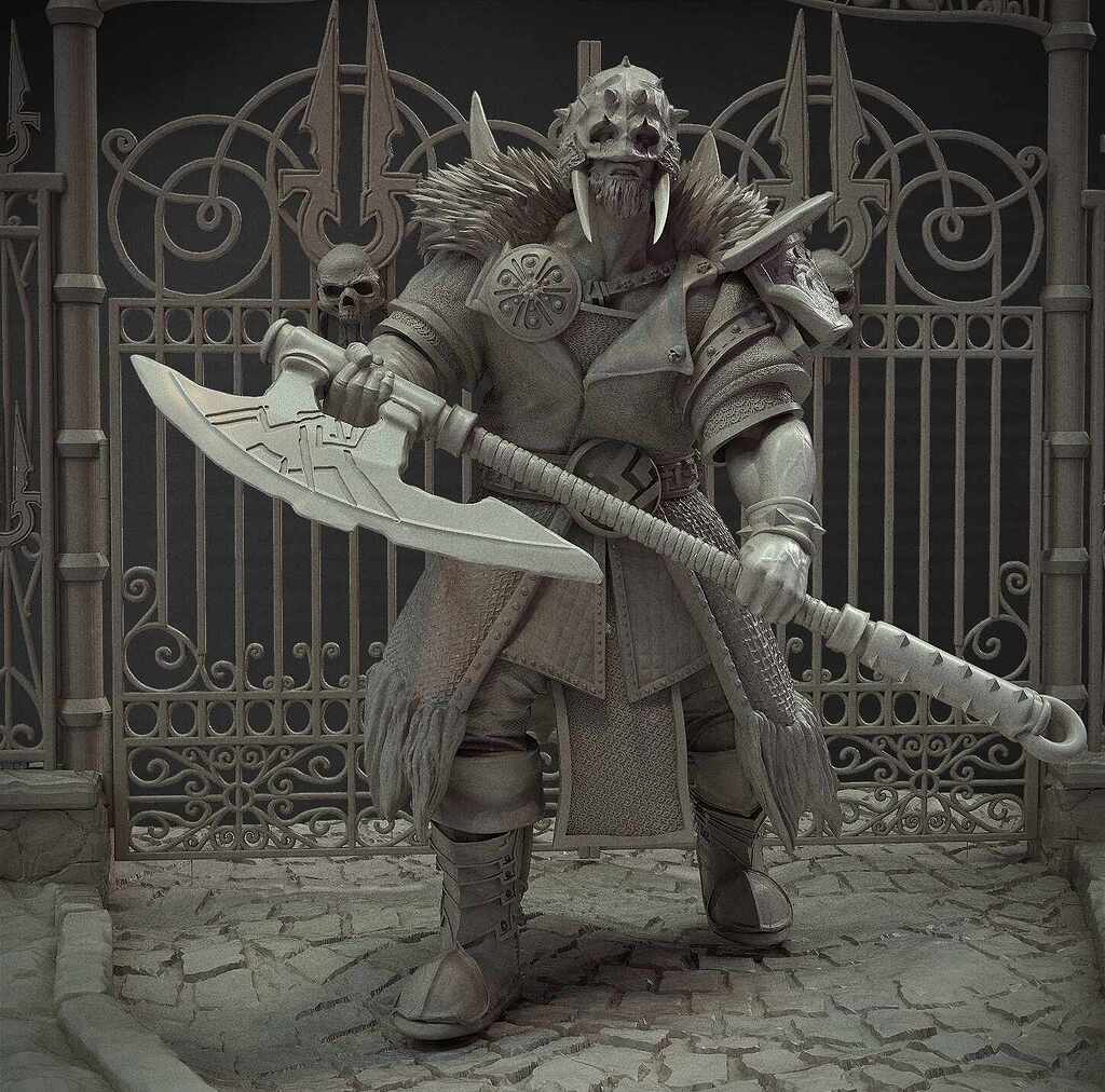 Garruk MTG - ZBrushCentral