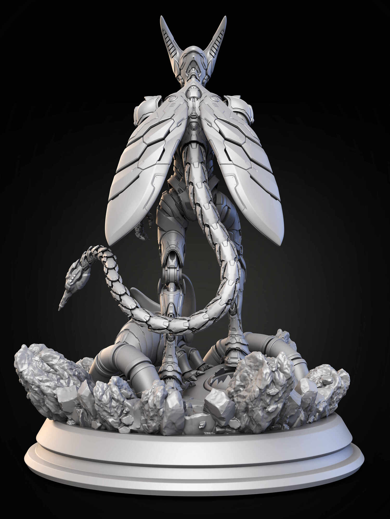 Dragon ball Imperfect Mecha Cell - ZBrushCentral