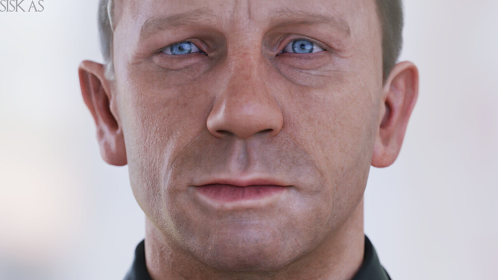 Daniel Craig 3D Study - ZBrushCentral
