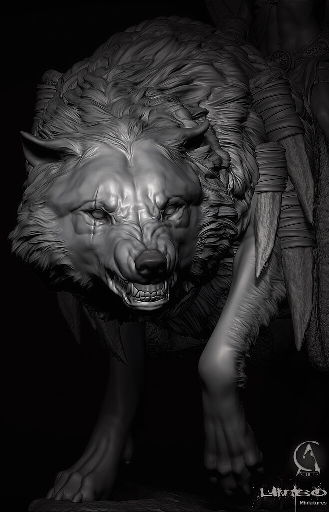 Wolf Beast Teaser - ZBrushCentral
