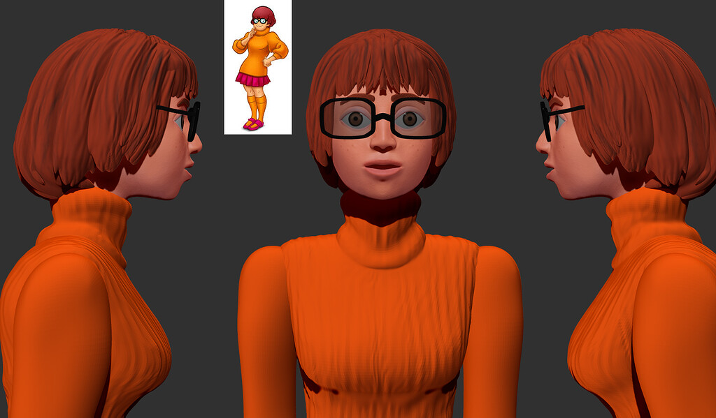Velma in the Making - ZBrushCentral