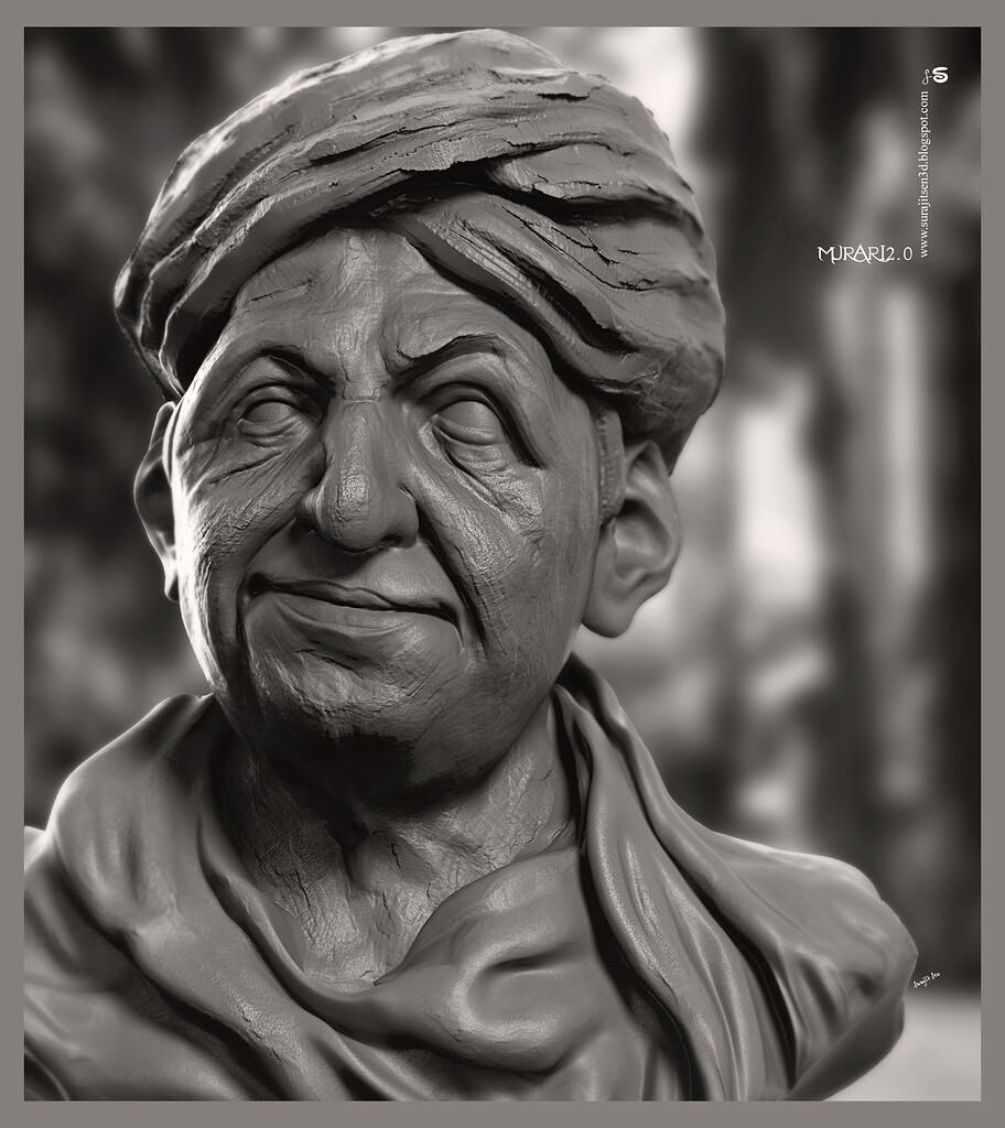 Muraree2.1– Digital Sculpture by Surajit Sen - ZBrushCentral