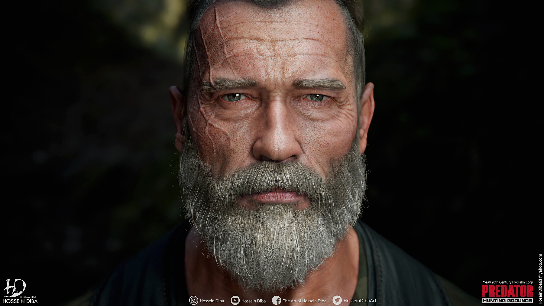 3D Model of Dutch 2025(Real time) - Predator: Hunting Grounds ...