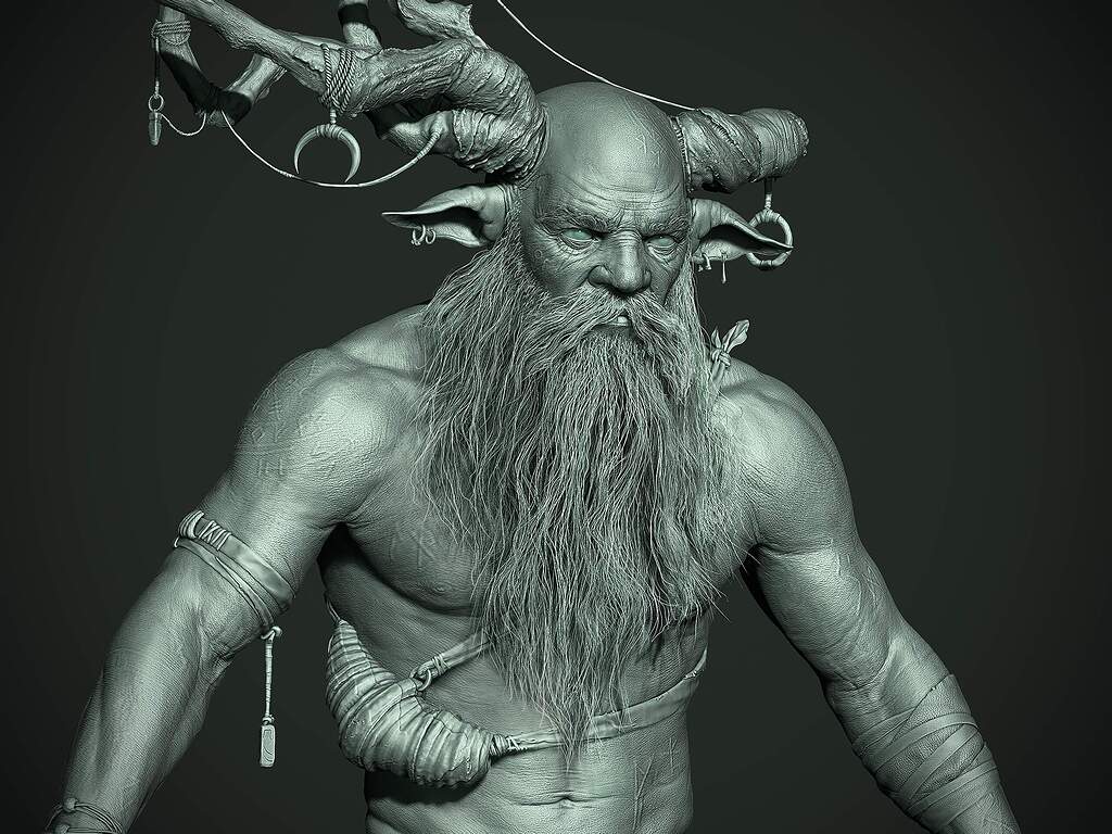WIP character sculpt - ZBrushCentral