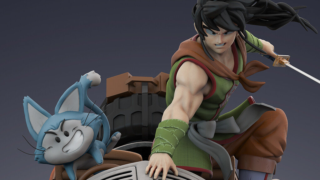 Make Yamcha cool again - ZBrushCentral