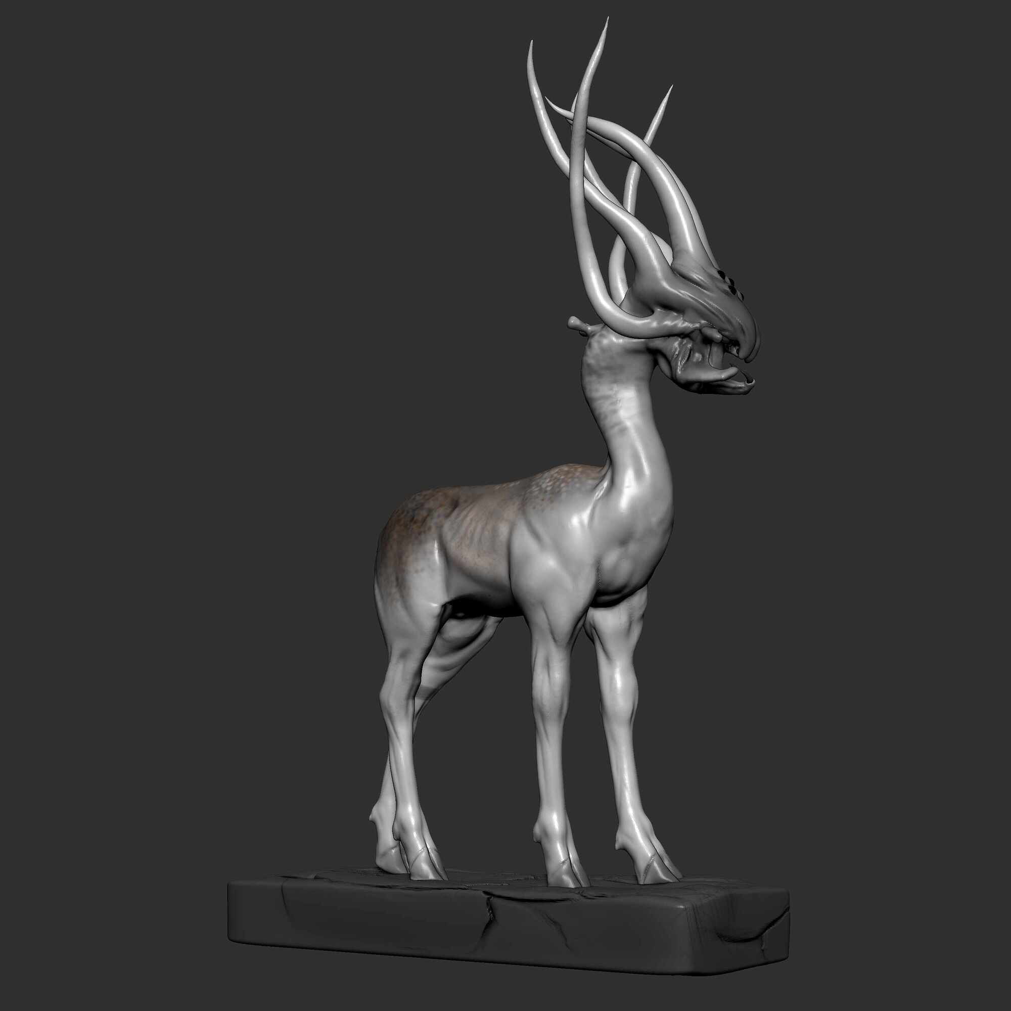 Alien deer concept WIP - ZBrushCentral